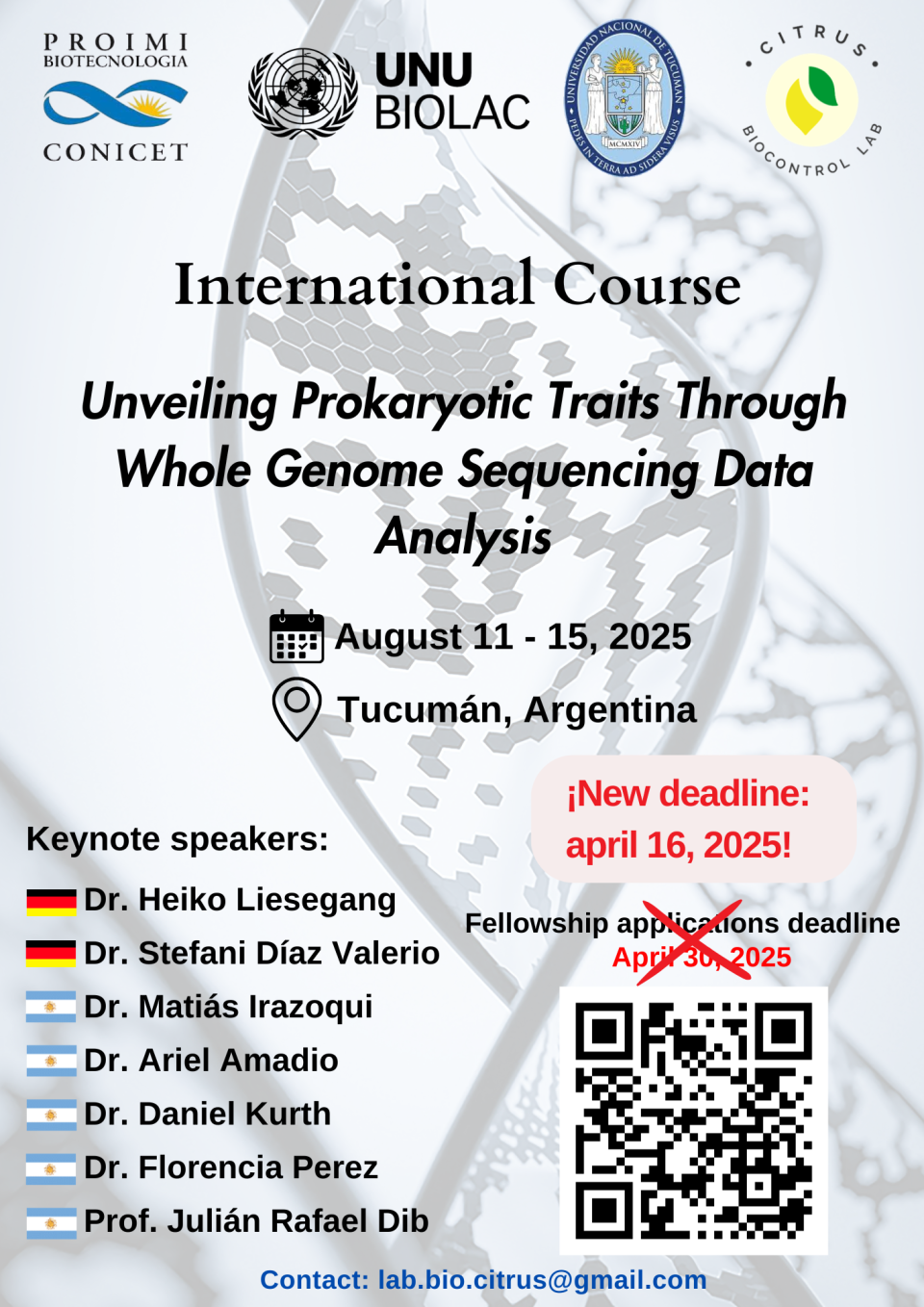 Next Course: “Unveiling Prokaryotic Traits Through Whole Genome ...