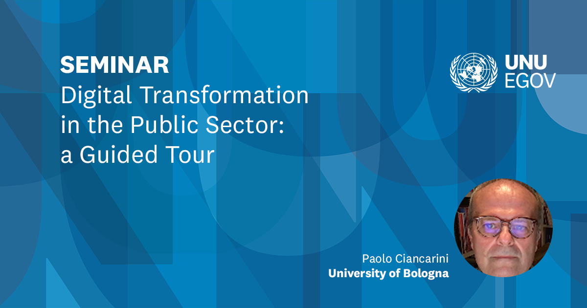 Digital Transformation in the Public Sector: a Guided Tour | United ...