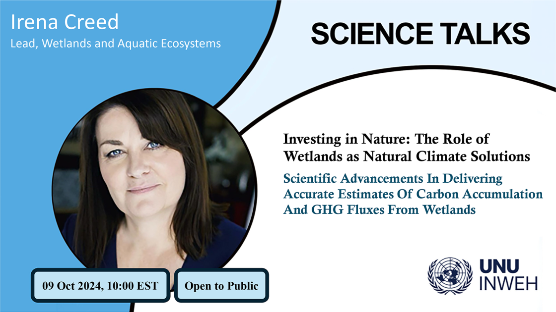 SCIENCE TALK: Investing in Nature: The Role of Wetlands as Natural ...