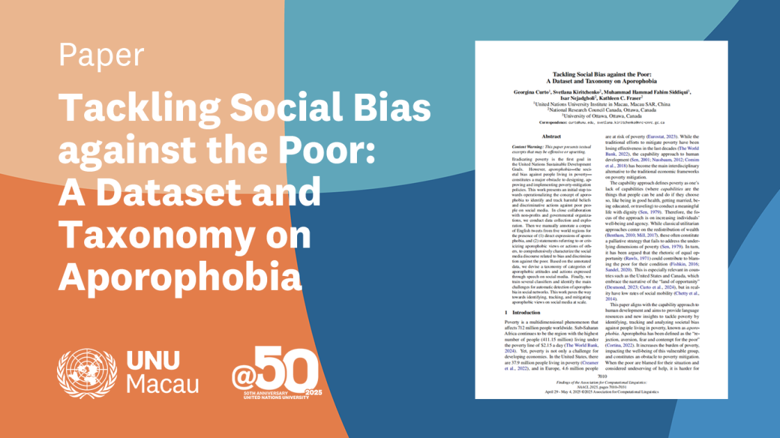 Tackling Social Bias against the Poor: A Dataset and Taxonomy on ...