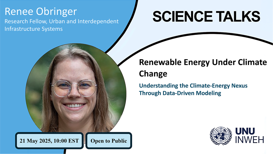 SCIENCE TALK: Renewable Energy Under Climate Change | United Nations ...