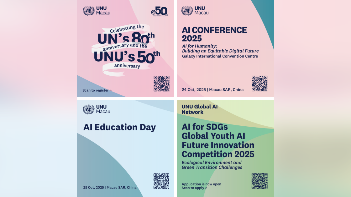 UNU Macau Milestone Series | Join Us | United Nations University
