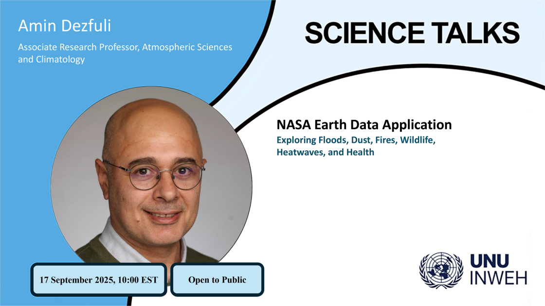 Science Talk: NASA Earth Data Applications | United Nations University
