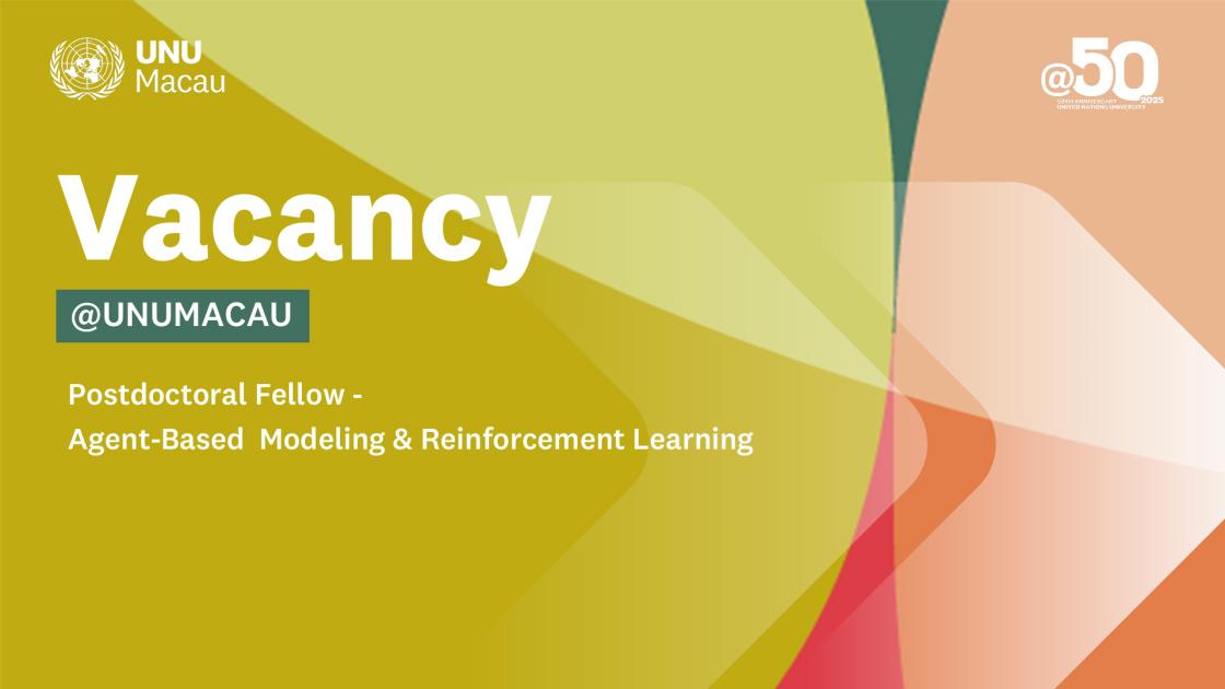 One Position Open at UNU Macau | United Nations University