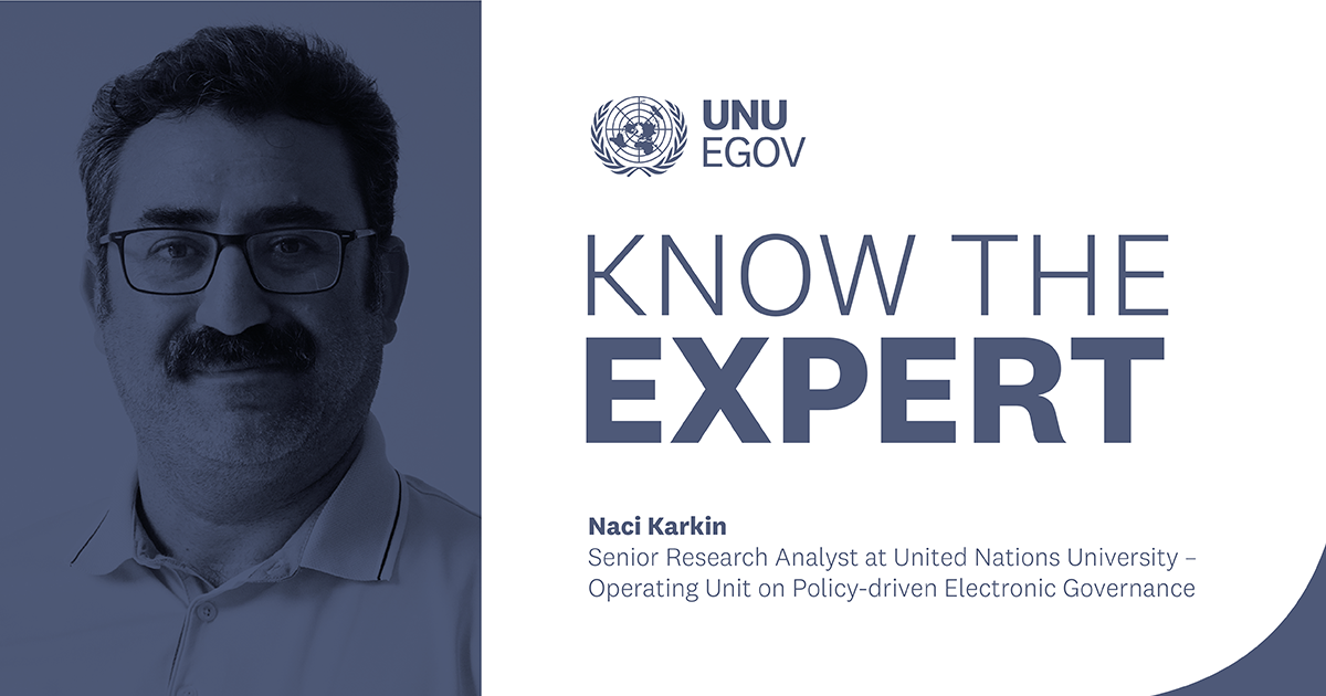 Know the Expert "Naci Karkin" - October | United Nations University