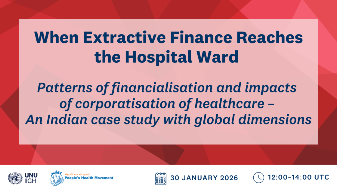 When Extractive Finance Reaches the Hospital Ward - Patterns of ...