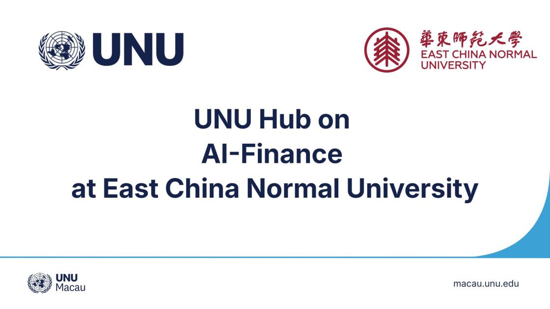United Nations University and East China Normal University Launch the ...