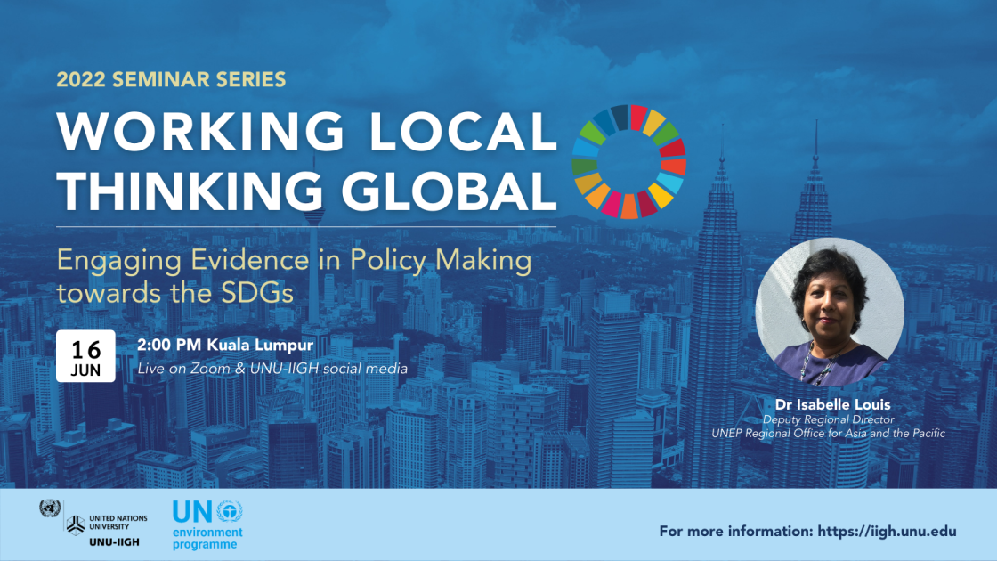 Working Local, Thinking Global Seminar: Engaging Evidence in Policy ...